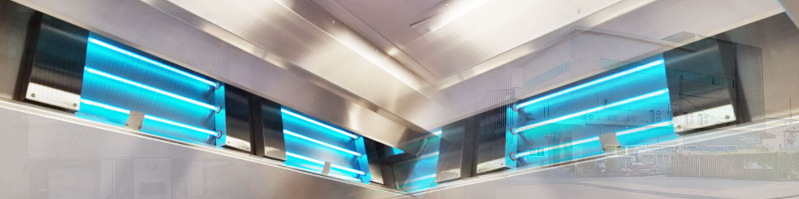 UV Kitchen Exhaust Hood : เครื่องครัวสแตนเลส